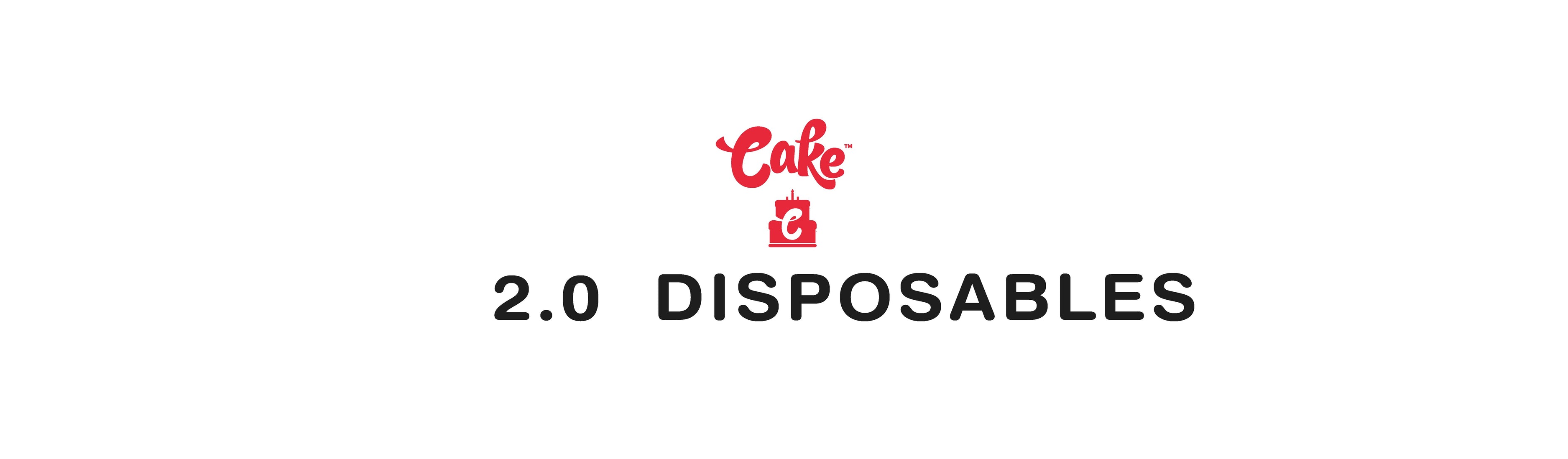 2g disposables – Cake Brand